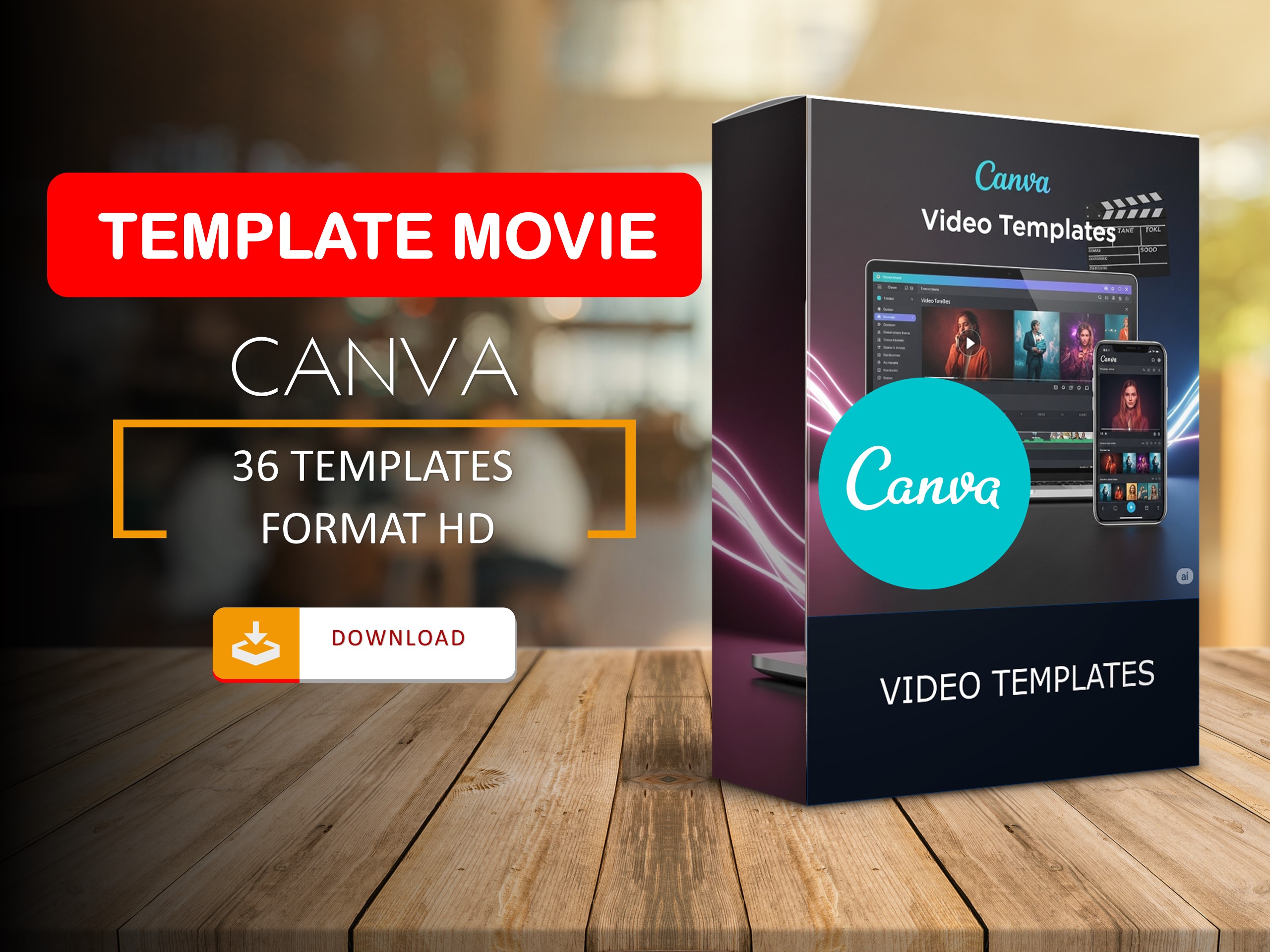 template movie canva - Digital Marketing Indonesia
